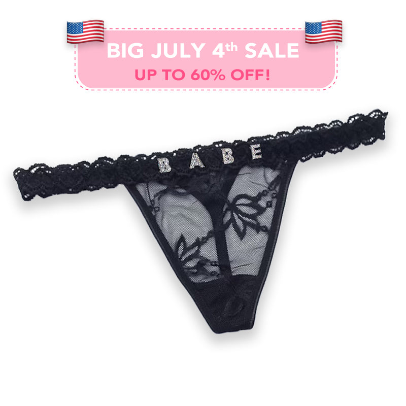 Seductive Name Thong – flawluxe