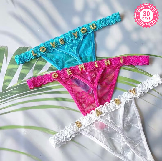 Seductive Name Thong – flawluxe